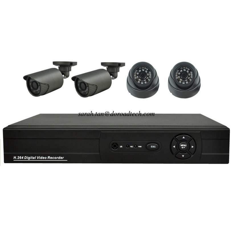 4 Channel P2P AHD DVR Kit, HD 720P 4CH AHD Kit, AHD Camera System