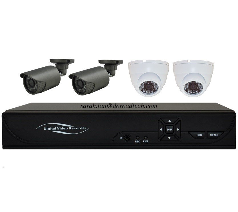 CCTV Video Surveillance System 4CH 720P AHD DVR Kit 2015 Hottest AHD New Technology