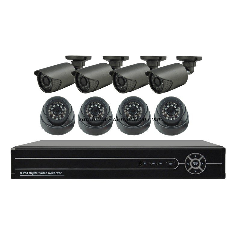 8CH HD 720P AHD Kit, 8 Channel AHD DVR Kit, AHD Camera System