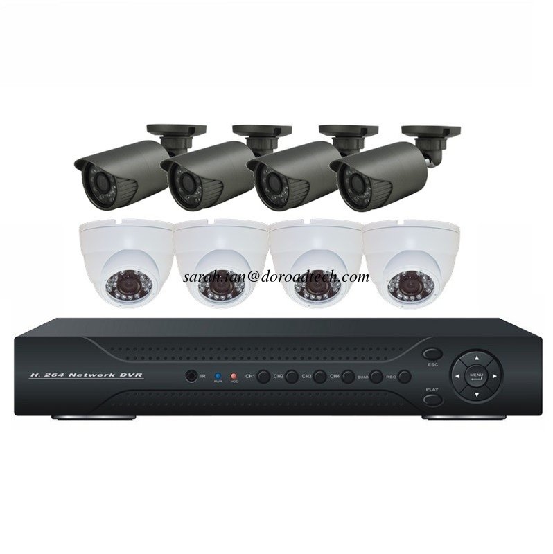 Waterproof IR Bullet Camera HD Megapixels 720P AHD DVR Kit Home Security Camera System