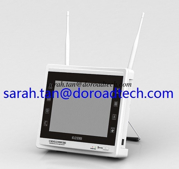 High Quality Home Security 4CH Wifi IP Cameras System, Wireless NVR with 11" HD LCD Display Screen