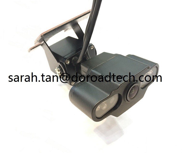 Vehicle Surveillance CCTV Dual Cameras, Dual Lens CCTV Camera for Bus Security