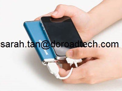 Power Bank 6800mah Ultra Thin Metal External USB Battery Charger for Smart Phone