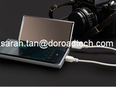 Power Bank 6800mah Ultra Thin Metal External USB Battery Charger for Smart Phone
