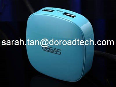 Plastic Colorful Design Portable/Emergency Universal Power Bank, External Battery Charger