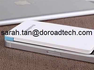 Ultra Thin Card Shape Power Banks Mobiles/Smart Phone Battery Charger Real Capacity
