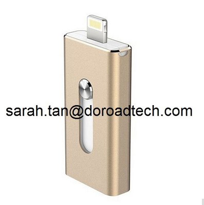i-Flash Drive Dual Ports Lightning Data for iPhone USB Flash Drive for PC/MAC 32GB Storage
