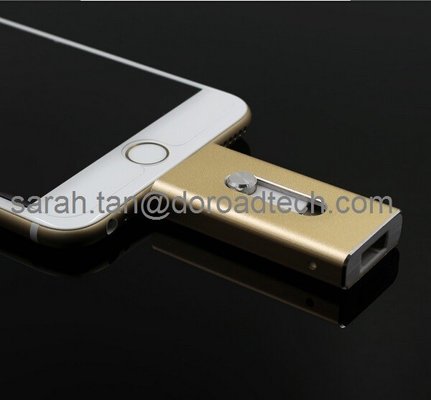 i-Flash Drive Dual Ports Lightning Data for iPhone USB Flash Drive for PC/MAC 32GB Storage