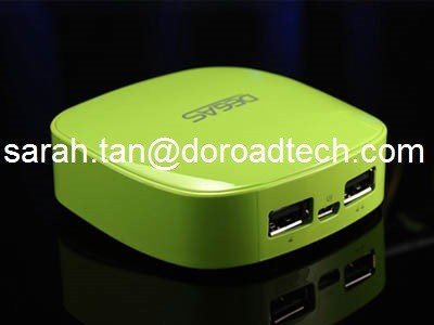 Plastic Colorful Design Portable/Emergency Universal Power Bank, External Battery Charger