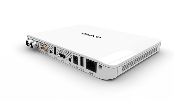 15W Full HD DVB-C HD H.264 / MPEG-4 / Digital Cable Decoder