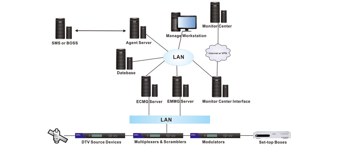 Digital TV CAS Software