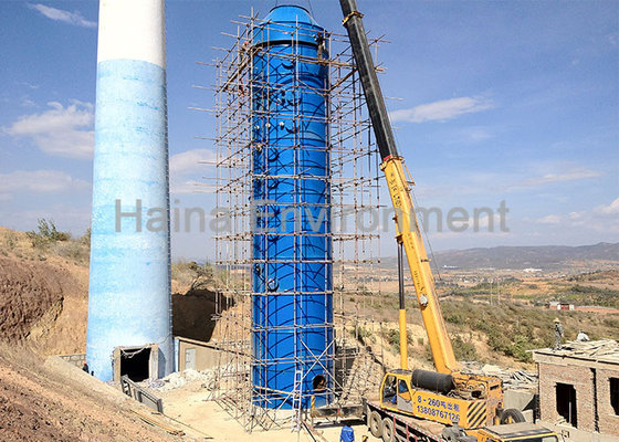 Desulphurization Tower Industrial Air Scrubbers , Wet Scrubber For Boiler