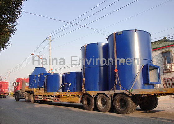 Carbon Steel Spray Wet Scrubber System , Wet Air Scrubber High Temperature Resistant