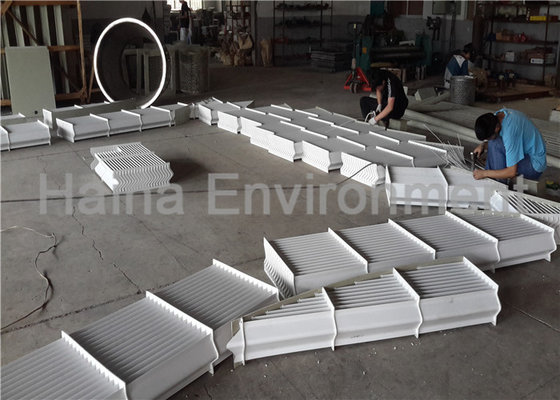 Polypropylene Vane Type Demister , Vane Mist Extractor With Liquid Sepearator Demister Pad