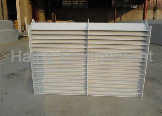 Polypropylene Vane Type Demister , Vane Mist Extractor With Liquid Sepearator Demister Pad