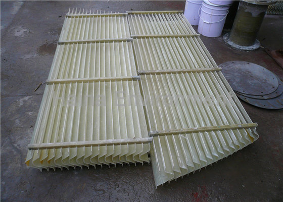 Corrosion Resistant Vane Mist Extractor For Water Film Spray Tower 180℃ Resistant
