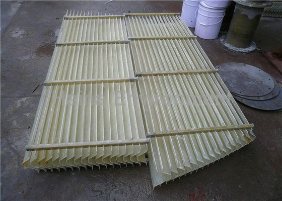 Corrosion Resistant Vane Mist Eliminator Fiberglass Material For Liquid Gas Separator