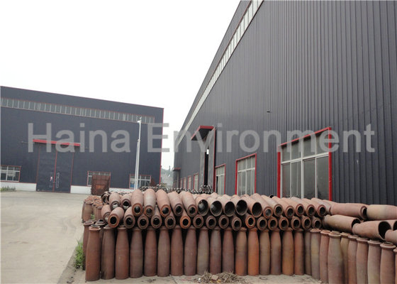 Cyclone Dust Separator for Rotary Kiln / Biomass 80-90% Efficiency