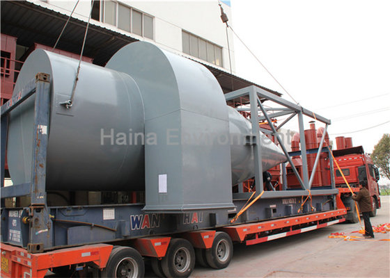 Large Scale Single Cylinder Cyclone Dust Collector 85%-90% Efficiency