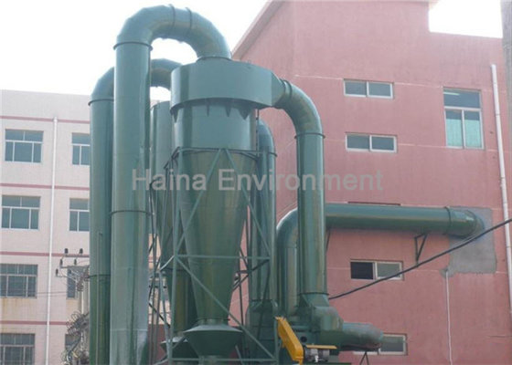 5 μM Particle Size Flue Gas Cyclone Dust Collector For Industrial Smoke Filter