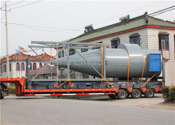 5 μM Particle Size Flue Gas Cyclone Dust Collector For Industrial Smoke Filter