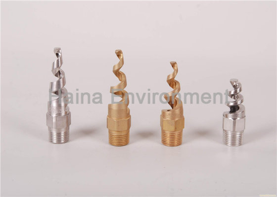 Brass Spiral Spray Nozzle  , Water Injection Nozzle Laser Machining Type