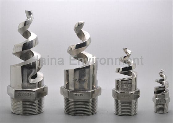 Brass Spiral Spray Nozzle  , Water Injection Nozzle Laser Machining Type