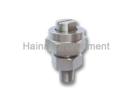 Fan Spray Nozzle Stainless Steel , Water Atomizer Nozzle Three - Piece Construction