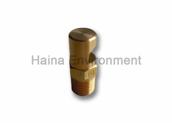 Flat Fan Spray Nozzle Industrial , High Pressure Spiral Spray Nozzle For Gas Washing
