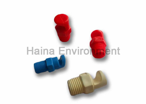 Flat Fan Spray Nozzle Industrial , High Pressure Spiral Spray Nozzle For Gas Washing