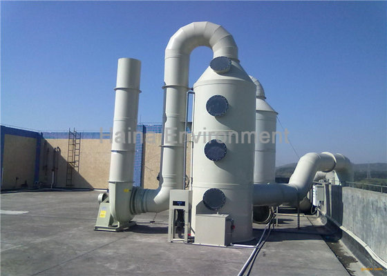 Low Power Consumption Acid Fume Scrubber for H2S / NH3 Gas Treatment