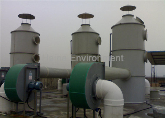 Low Power Consumption Acid Fume Scrubber for H2S / NH3 Gas Treatment
