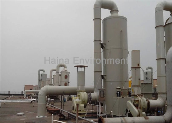 Low Power Consumption Acid Fume Scrubber for H2S / NH3 Gas Treatment