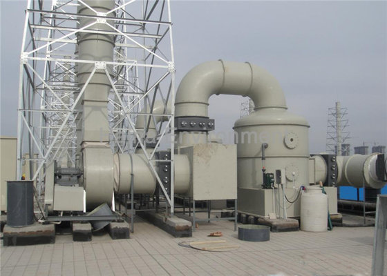 97 % Efficiency Hydrochloric Acid Scrubber For Treat Harmful Gas