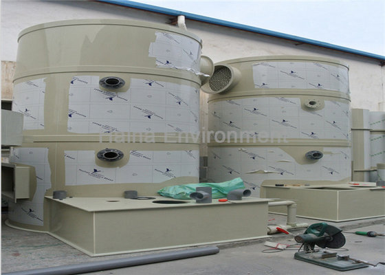 97 % Efficiency Hydrochloric Acid Scrubber For Treat Harmful Gas