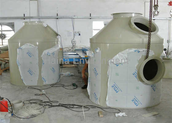 Corrosion Resistance Acid Fume Scrubber For Industrial Acid - Alkali Exhaust Gas Treatment System