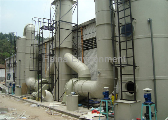 PP Board Industrial Air Scrubbers , Hydrogen Sulfide Scrubber For Purifying VOCs Pollution