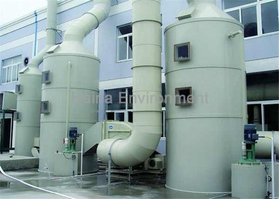 Low Noise Air Cleaning Devices , Smoke Scrubber Systems For Industrial VOCs Exhaust Gas