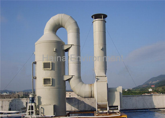 Low Noise Air Cleaning Devices , Smoke Scrubber Systems For Industrial VOCs Exhaust Gas