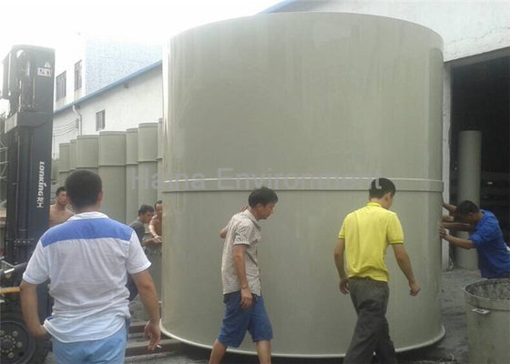 PP Material Industrial Air Scrubber Acid Fog Clean Tower For Emissions Treatment