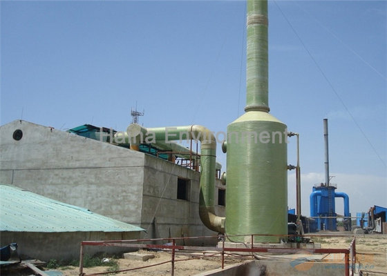 Corrosion resistance Acid Fume Scrubber PP Material Tower for SO2 Flue Gas Treatment
