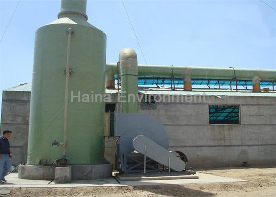 Corrosion resistance Acid Fume Scrubber PP Material Tower for SO2 Flue Gas Treatment