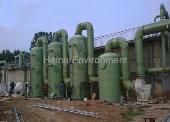 Corrosion resistance Acid Fume Scrubber PP Material Tower for SO2 Flue Gas Treatment