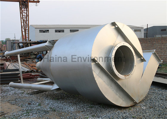Air Filter Cyclone Dust Extractor , Outdoor Dust Collector For Industrial Boiler Flue Treatment
