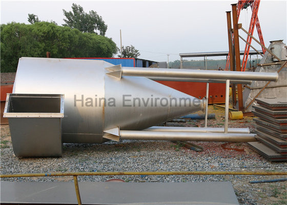 Air Filter Cyclone Dust Extractor , Outdoor Dust Collector For Industrial Boiler Flue Treatment