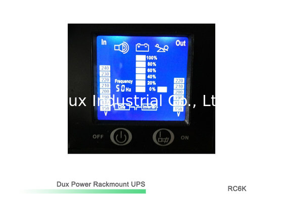 Dux Rackmount 6KVA high frequency online UPS RT6K RC6K RT6000