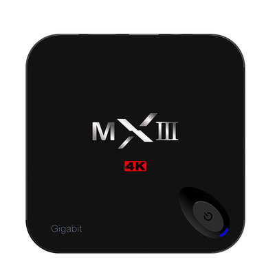Caja elegante androide WIFI dual 1G 8G Bluetooth 4,0 de la televisión de MXIII-G Amlogic s812