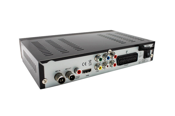 Set-top box de Digitaces del receptor de HD MPEG4 FTA DVB-T2 Digitaces TV con Scart/PVR/HDMI/YPbPr - negro