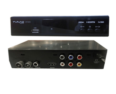 Receptor multi del T2 TV de las multimedias DVB de la caja del convertidor de Digitaces TV de la lengua con RCA/HDMI/YPbPr/PVR/MPEG4