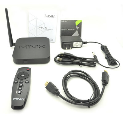 Caja androide NEA XBMC quad-core Media Player de MINIX X6 1GB+ 8GB Smart TV